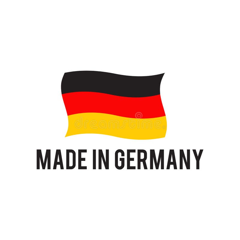Made in Germany Logo Design Template Stock Illustration - Illustration ...