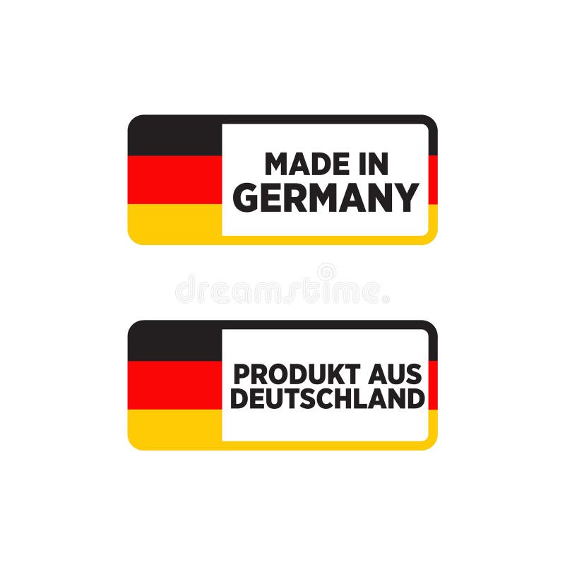 Made in Germany Logo Design Template Stock Vector - Illustration of ...