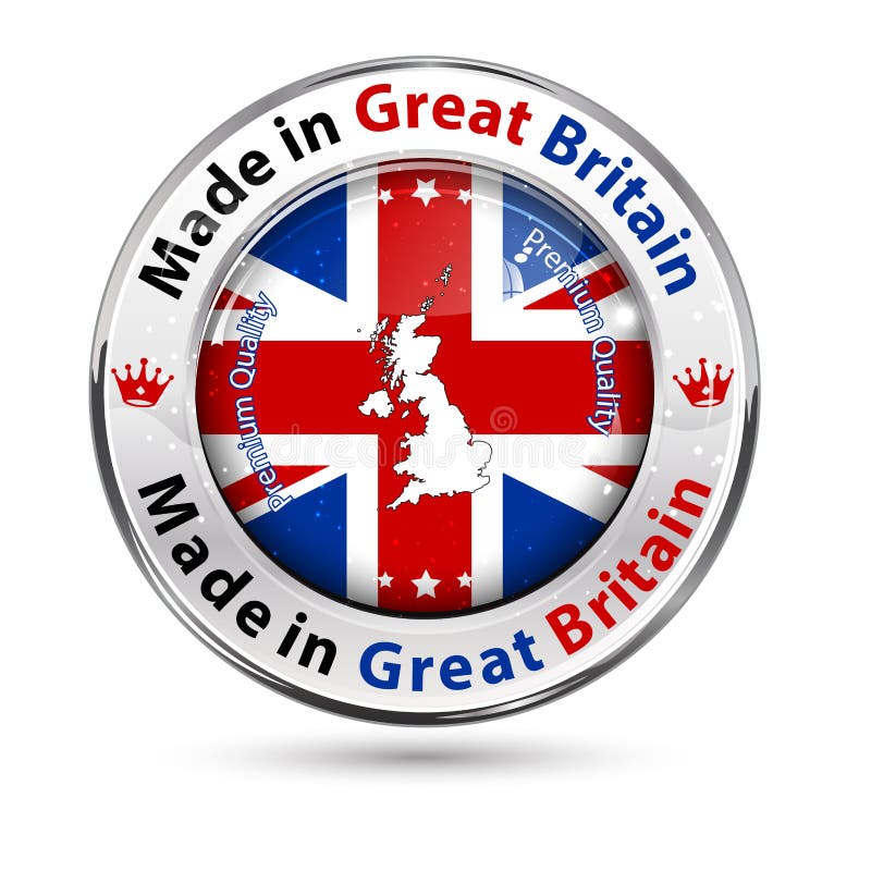 Made in Great Britain, Premium Quality - Shiny Elegant Button Stock ...