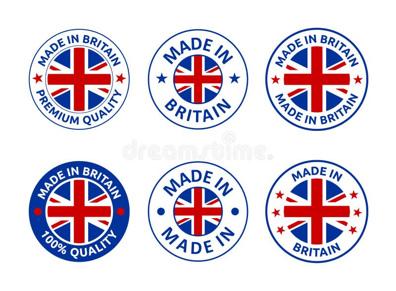 Made in Great Britain, United Kingdom Product Emblem Stock Vector ...