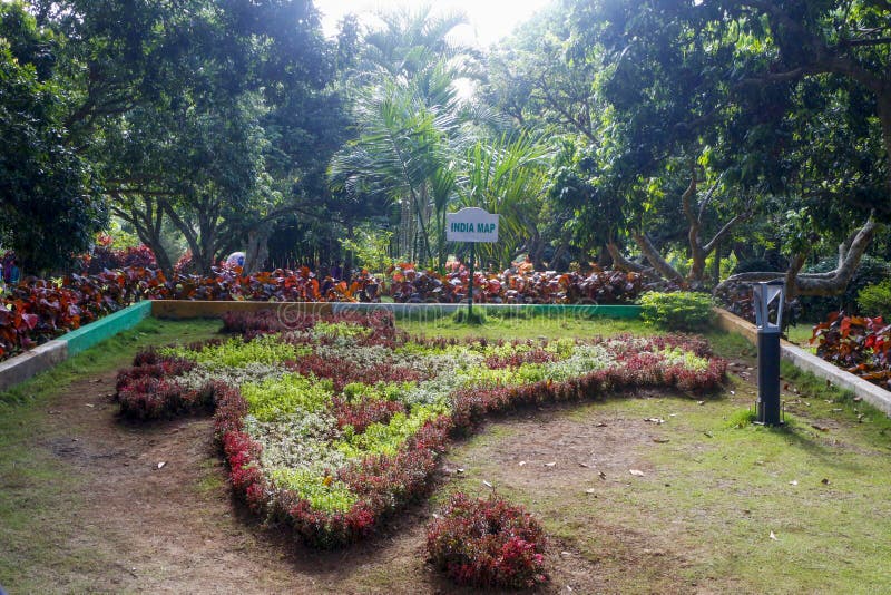 Made India map with plants stock image. Image of park - 227893839