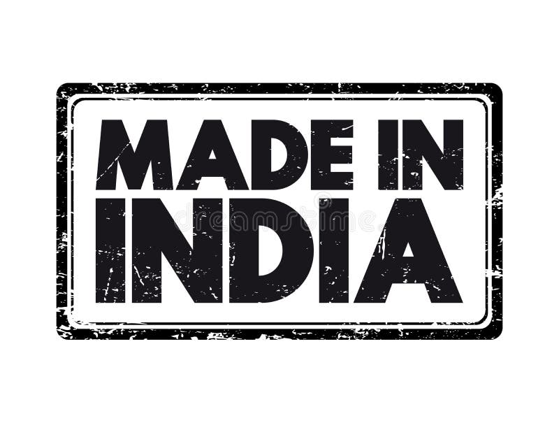 Made India Logo Stock Illustrations – 303 Made India Logo Stock ...