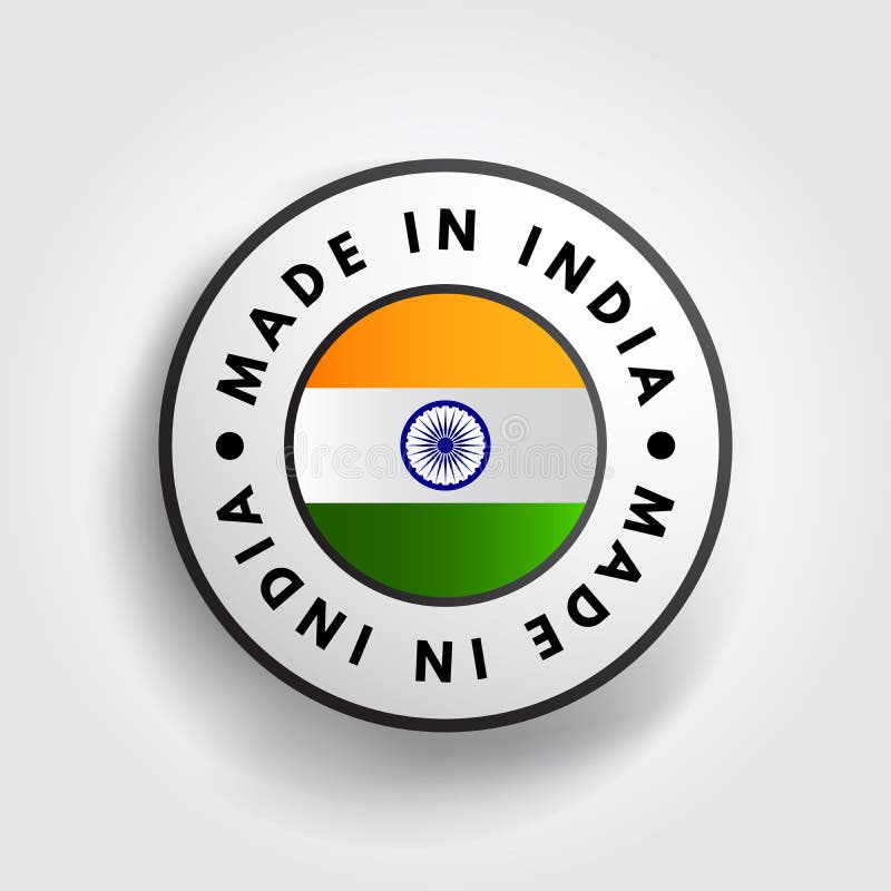 Made India Logo Stock Illustrations – 301 Made India Logo Stock ...