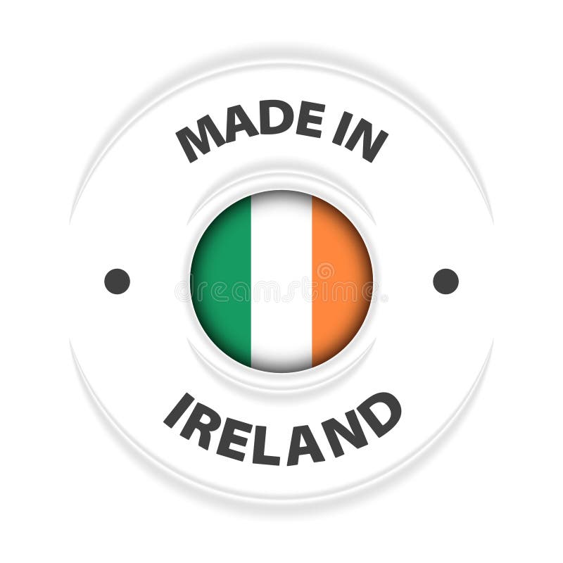 Made in Ireland Graphic and Label Stock Vector - Illustration of luck ...
