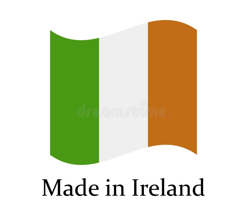 Illustrated Map of Ireland National Elements. Stock Vector ...