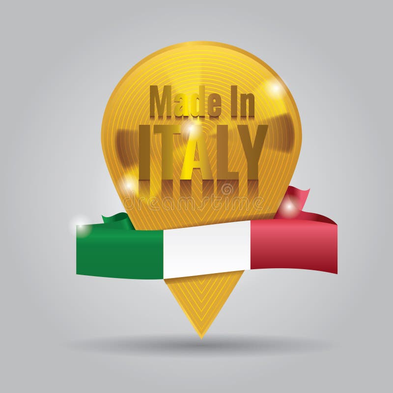 Italy Badge. Vector Illustration Decorative Design Stock Vector ...
