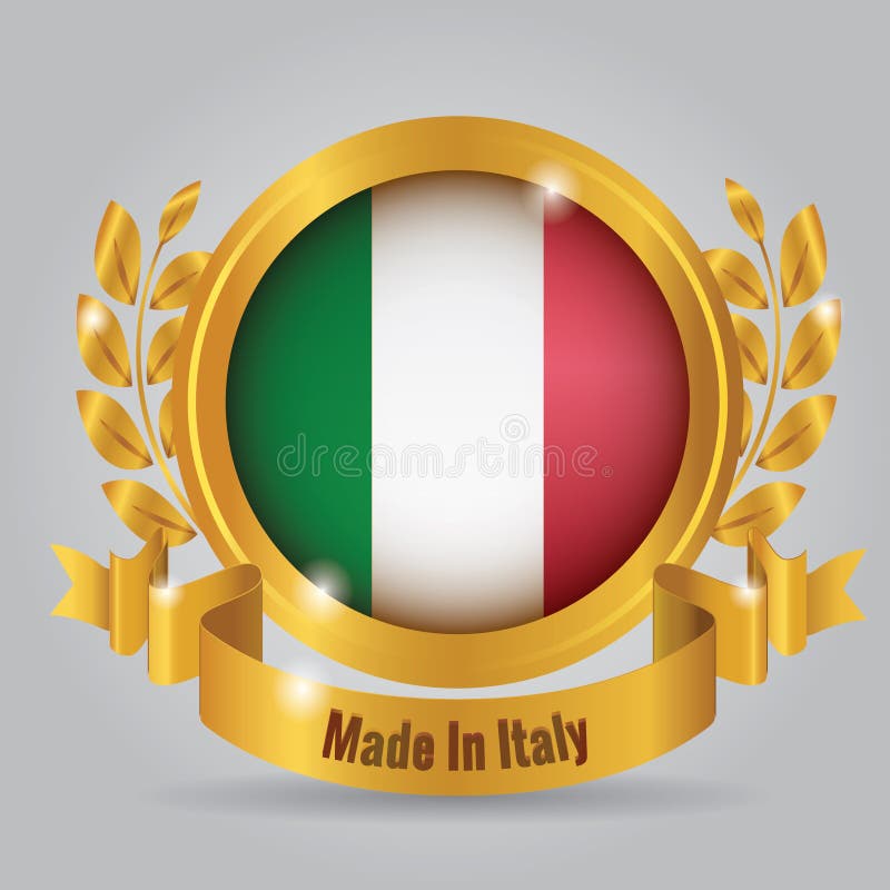 Italy Badge. Vector Illustration Decorative Design Stock Vector ...