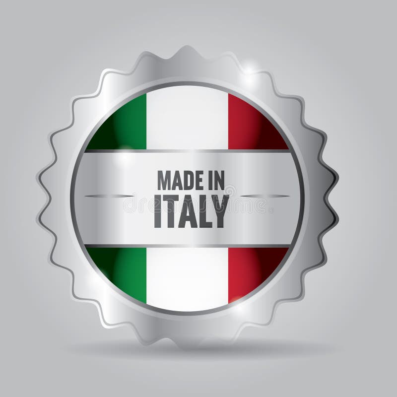 Italy Badge. Vector Illustration Decorative Design Stock Vector ...
