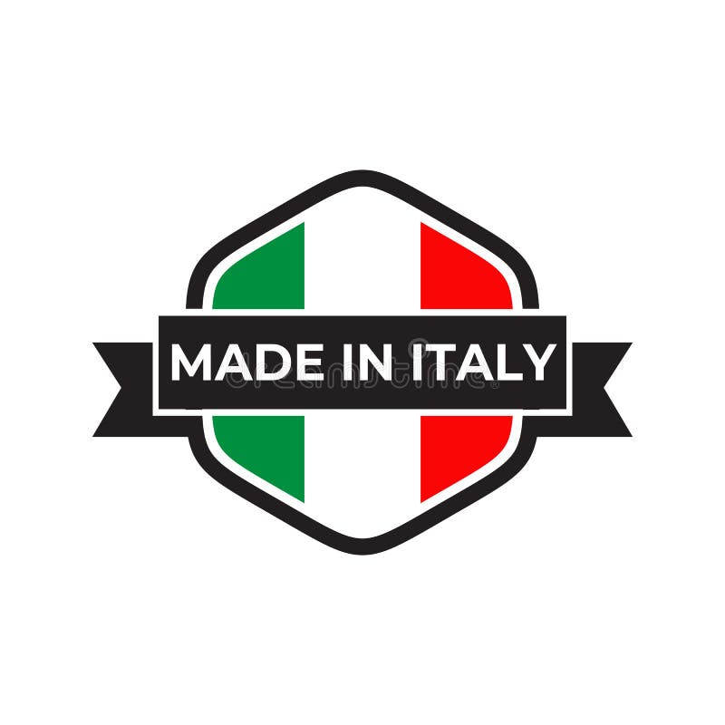 Emblem Label of Made in Italy Vector Illustration Template Stock Vector ...