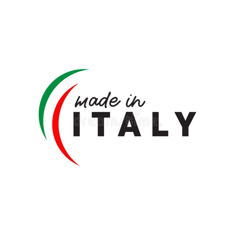 Emblem Label of Made in Italy Vector Illustration Template Stock Vector ...