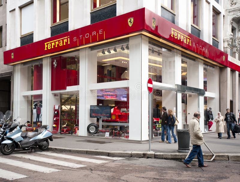 Ferrari Store editorial photography. Image of shopping - 36078717