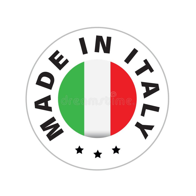 Made in Italy Label Tag Stamp Stock Vector - Illustration of mark ...