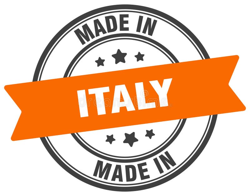 Made in Italy Round Sign. Made in Italy Stamp Stock Vector ...