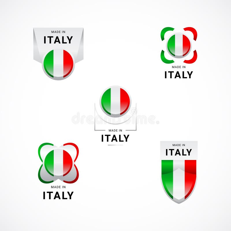 Made in Italy Vector Design Template Background Stock Vector ...