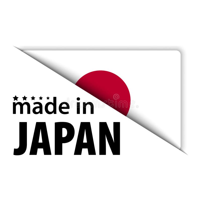 Made Japan Label Stock Illustrations – 825 Made Japan Label Stock ...