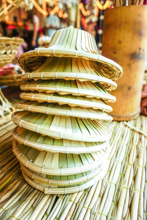 Made from Leaf handicraft. stock photo. Image of traditional - 209368560