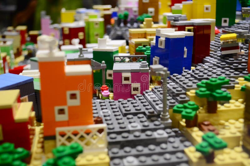 Made of Lego Blocks, the Fun of Idea 18 July 2013 Editorial Stock Image ...