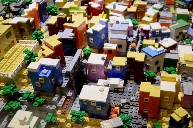 Made of Lego Blocks, the Fun of Idea 18 July 2013 Editorial Stock Photo ...