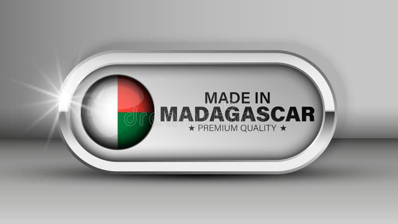 Made in Madagascar Graphic and Label Stock Vector - Illustration of ...