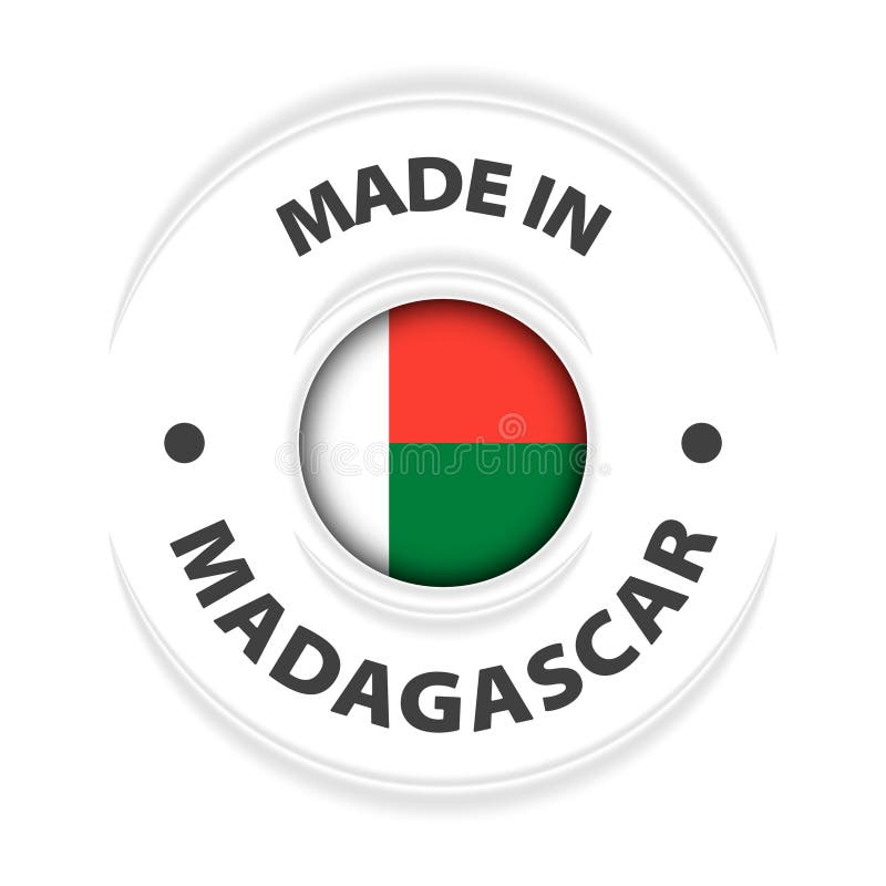 Made in Madagascar Graphic and Label Stock Vector - Illustration of ...