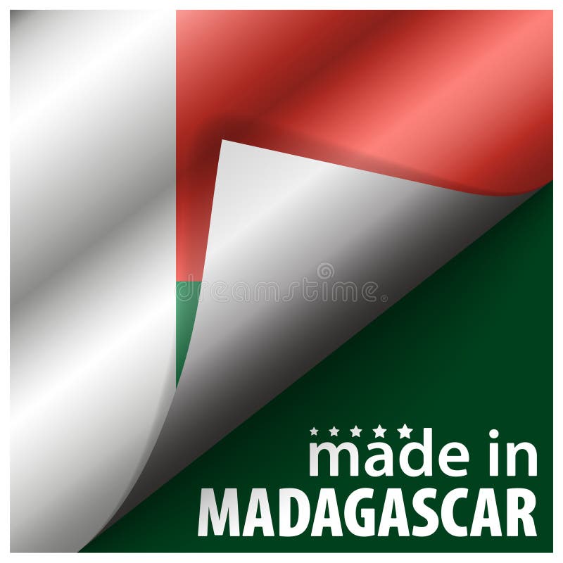 Made in Madagascar Graphic and Label Stock Vector - Illustration of ...