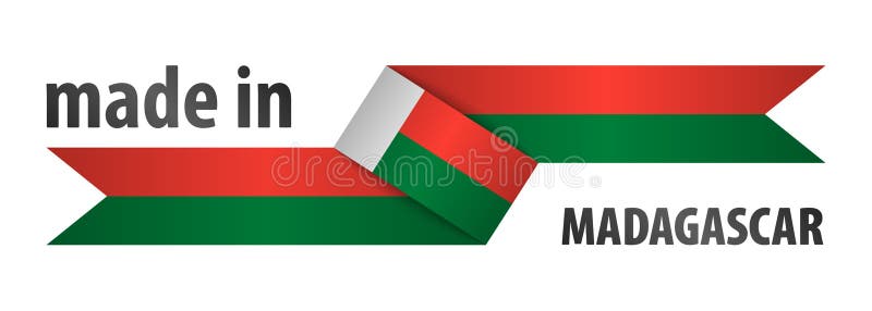 Made in Madagascar Graphic and Label Stock Vector - Illustration of ...