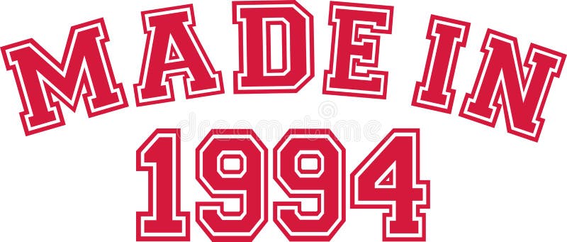 Number 1994 Stock Illustrations – 40 Number 1994 Stock Illustrations ...