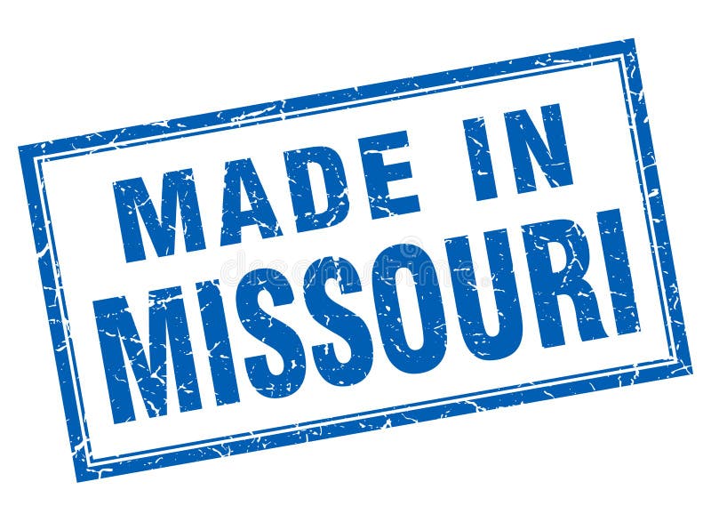 Made in Missouri stamp stock vector. Illustration of fabricated - 125216479