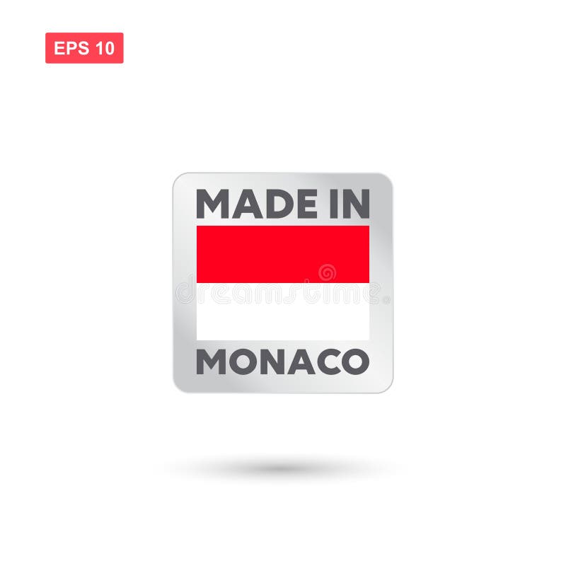 Made in Monaco, Premium Quality Printable Banner / Sticker Stock Vector ...