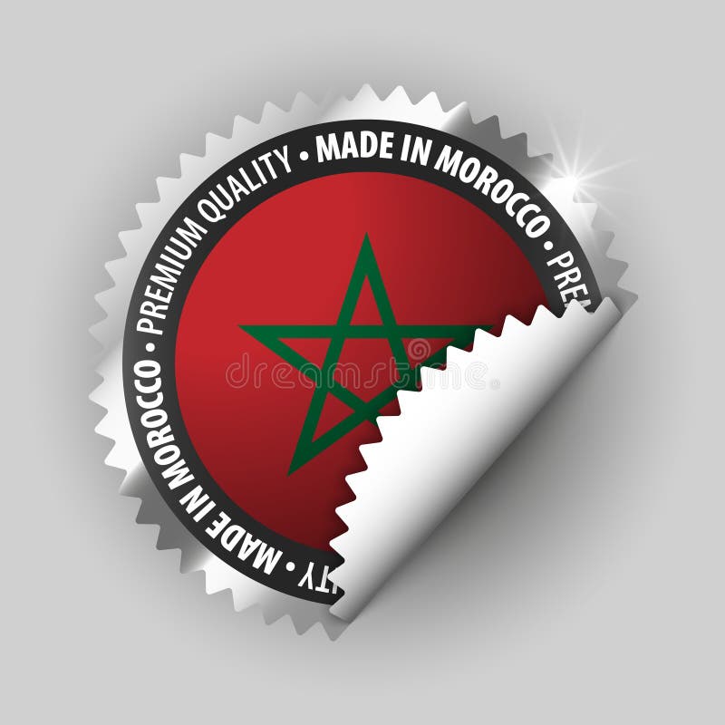 Made in Morocco Graphic and Label Stock Vector - Illustration of ...