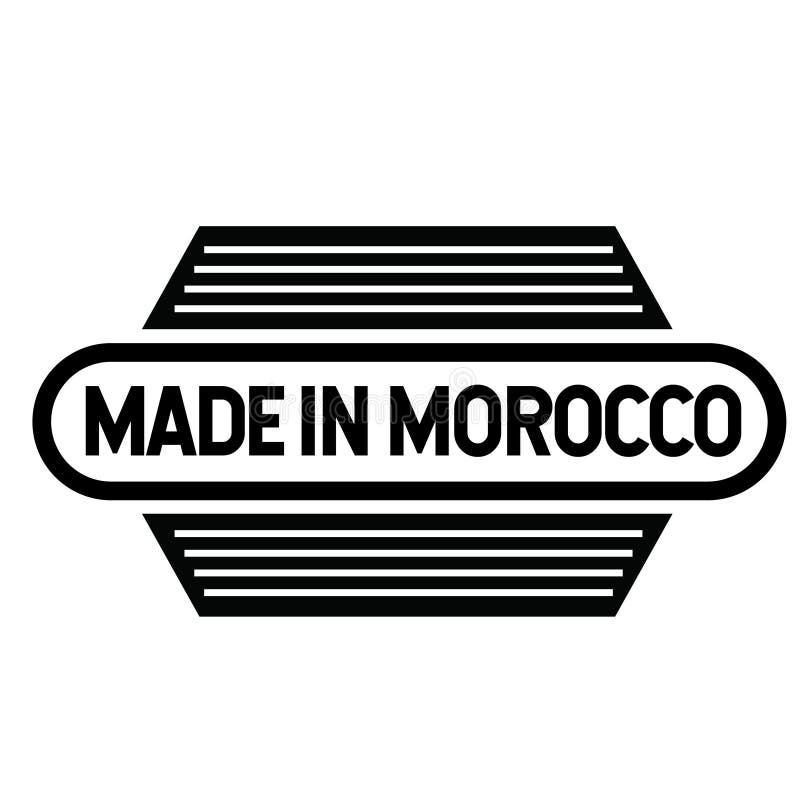 Made Morocco Label Stock Illustrations – 134 Made Morocco Label Stock ...
