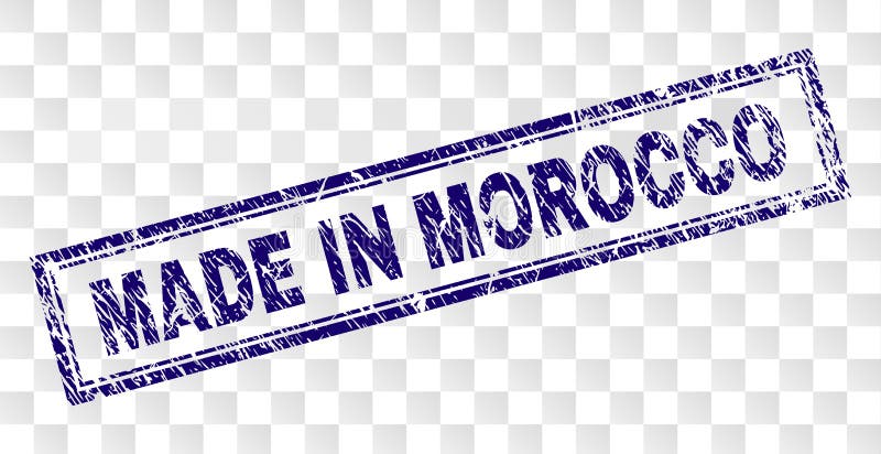 Made In Morocco Premium Quality Trusted Brand Stock Vector