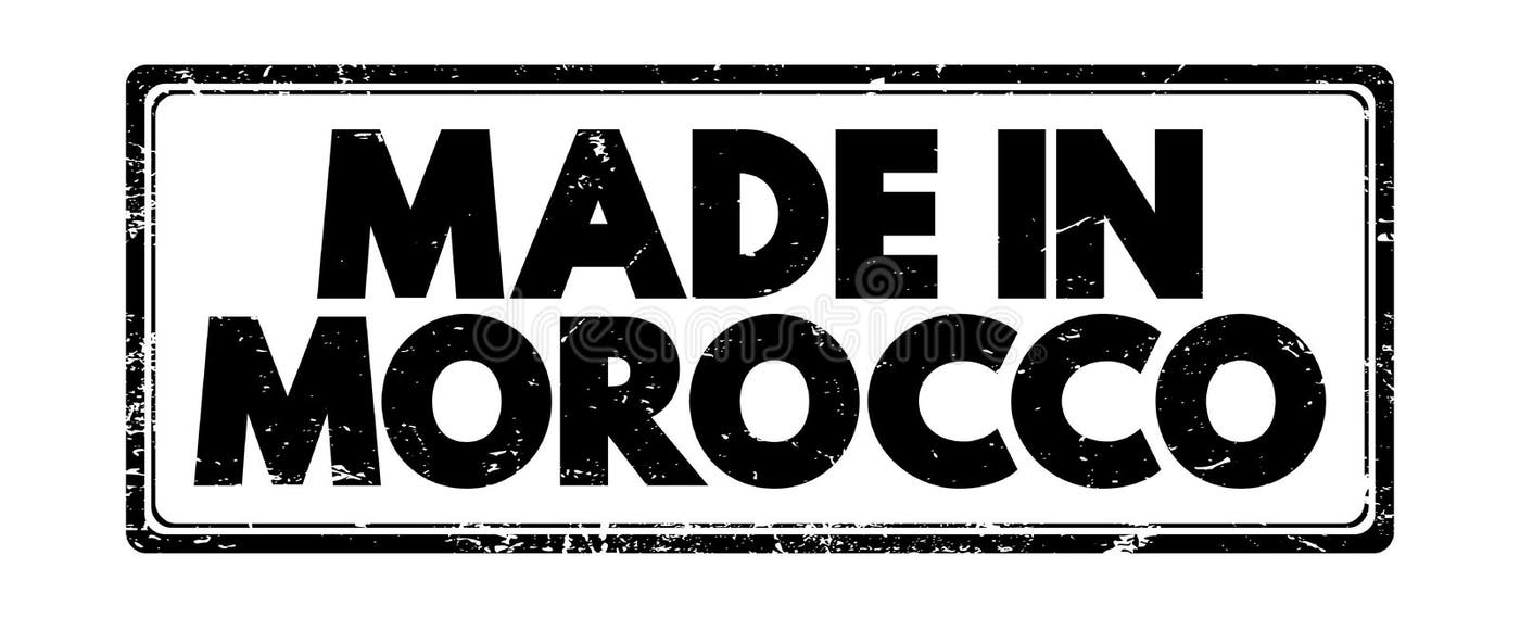 Made Morocco Logo Stock Illustrations – 60 Made Morocco Logo Stock ...