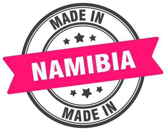 Made in Namibia Round Sign. Made in Namibia Stamp Stock Vector ...