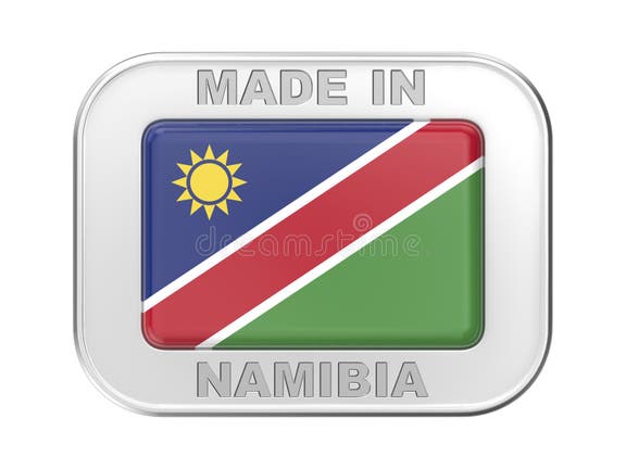 Made in Namibia stock illustration. Illustration of symbol - 365432245