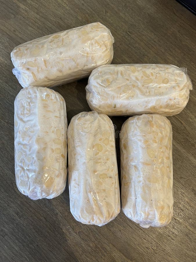 Tempeh is a Traditional Indonesian Food Made from Fermented Soybeans ...