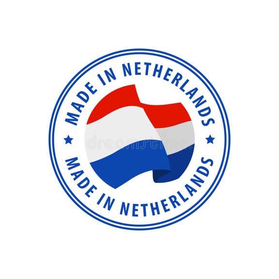 Made in Netherlands Stamp, Sticker. Vector Illustration Stock ...