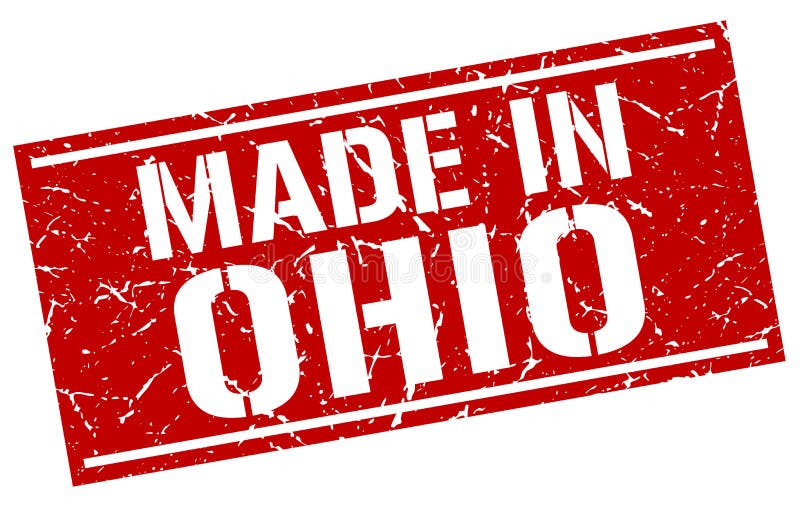 Made in Ohio stamp stock vector. Illustration of sign - 121934459