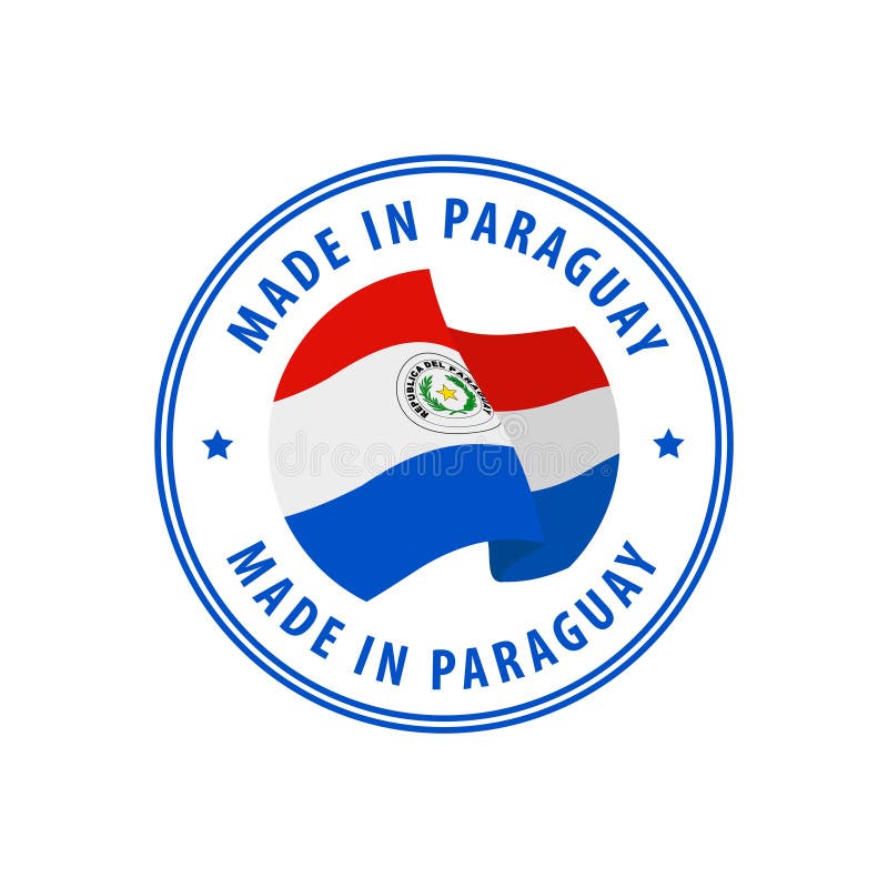 Made in Paraguay Stamp, Sticker. Vector Illustration Stock Illustration ...