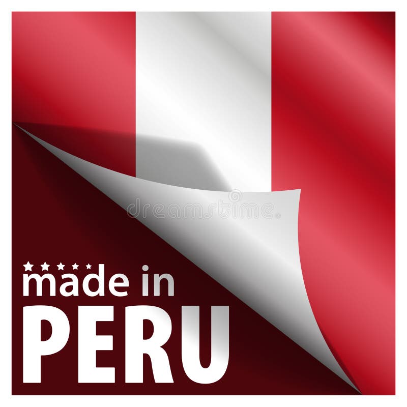 Made in Peru Graphic and Label Stock Vector - Illustration of ...