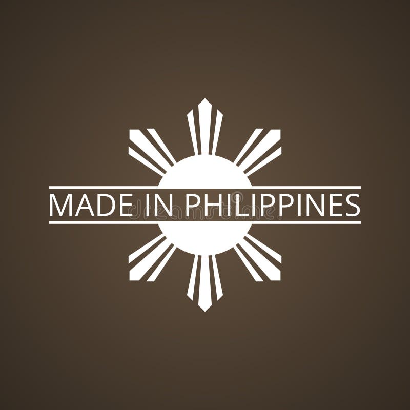 Made in Philippines - sun stock vector. Illustration of filipinas ...