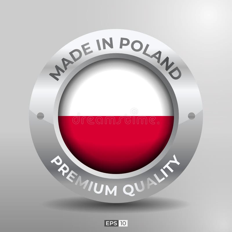 Logo Made Made Poland Stock Illustrations – 134 Logo Made Made Poland ...