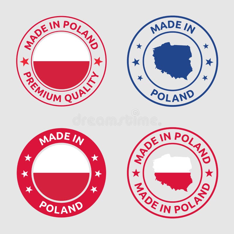 Logo Made Made Poland Stock Illustrations – 119 Logo Made Made Poland ...