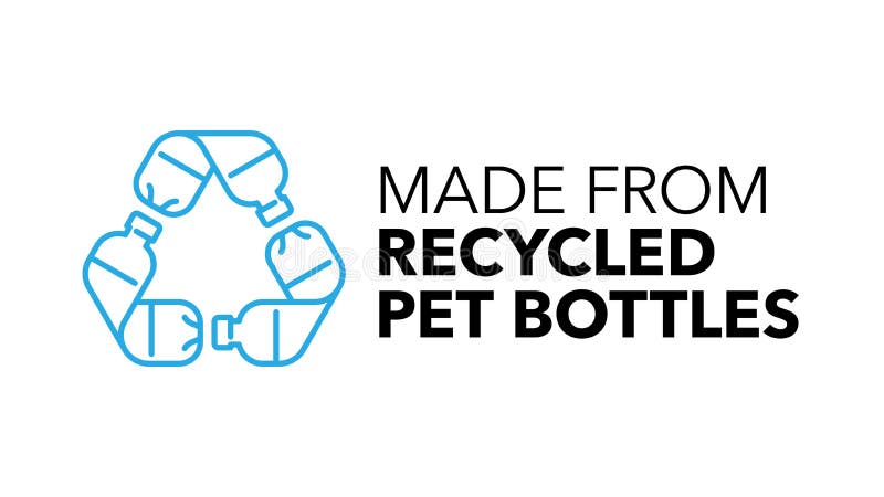 Made with 100 Recycled Materials Vector Icon Logo Badge Stock Vector ...
