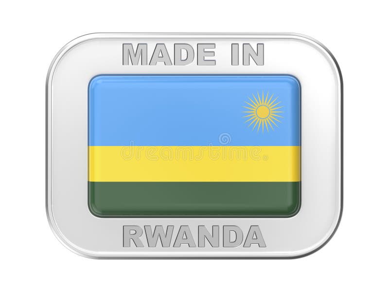 Made in Rwanda stock illustration. Illustration of product - 363251189