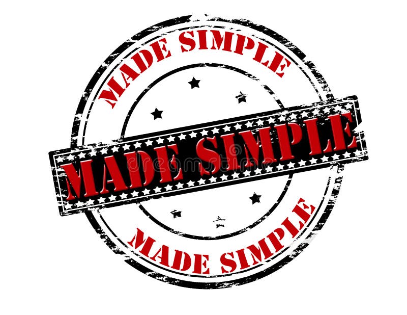 Made simple stock illustration. Illustration of simple - 92047423