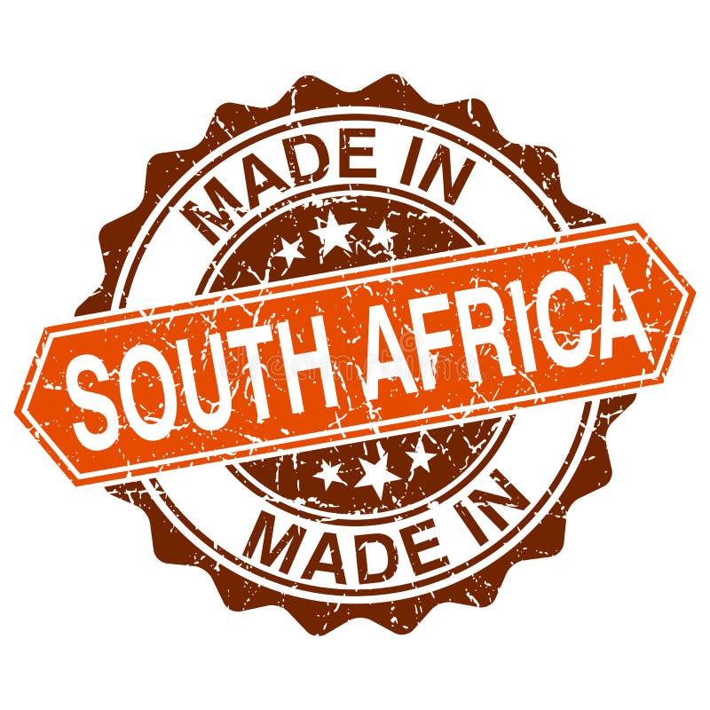 Made South Africa Vintage Stamp Stock Illustrations 101 Made South