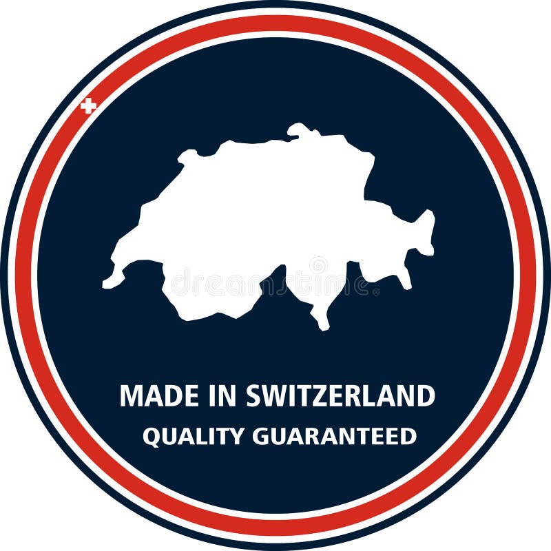 Made in Switzerland Quality Stamp. Vector Illustration Stock Vector ...