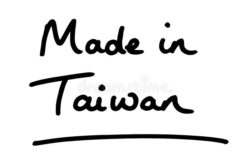 Taipei - Handwritten Name of the City. Sticker with Lettering in Paper ...