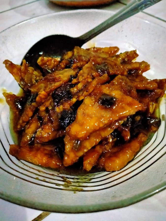 Made Tempeh Ketchup stock photo. Image of salad, fish - 219015408